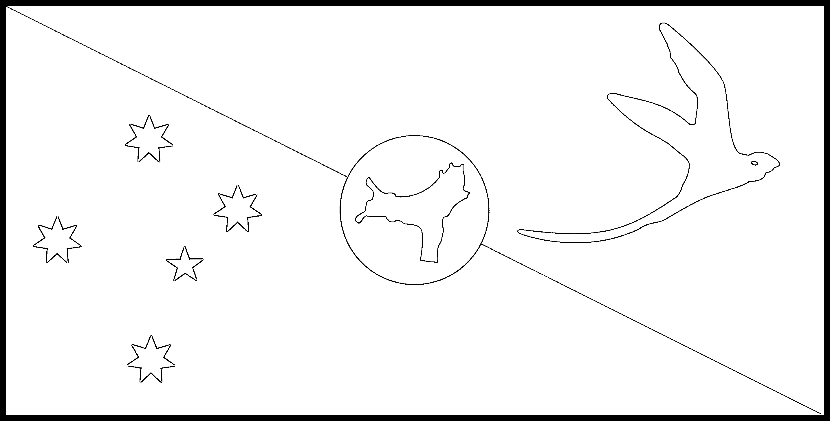 Christmas Island Flag Colouring Page – Flags Web